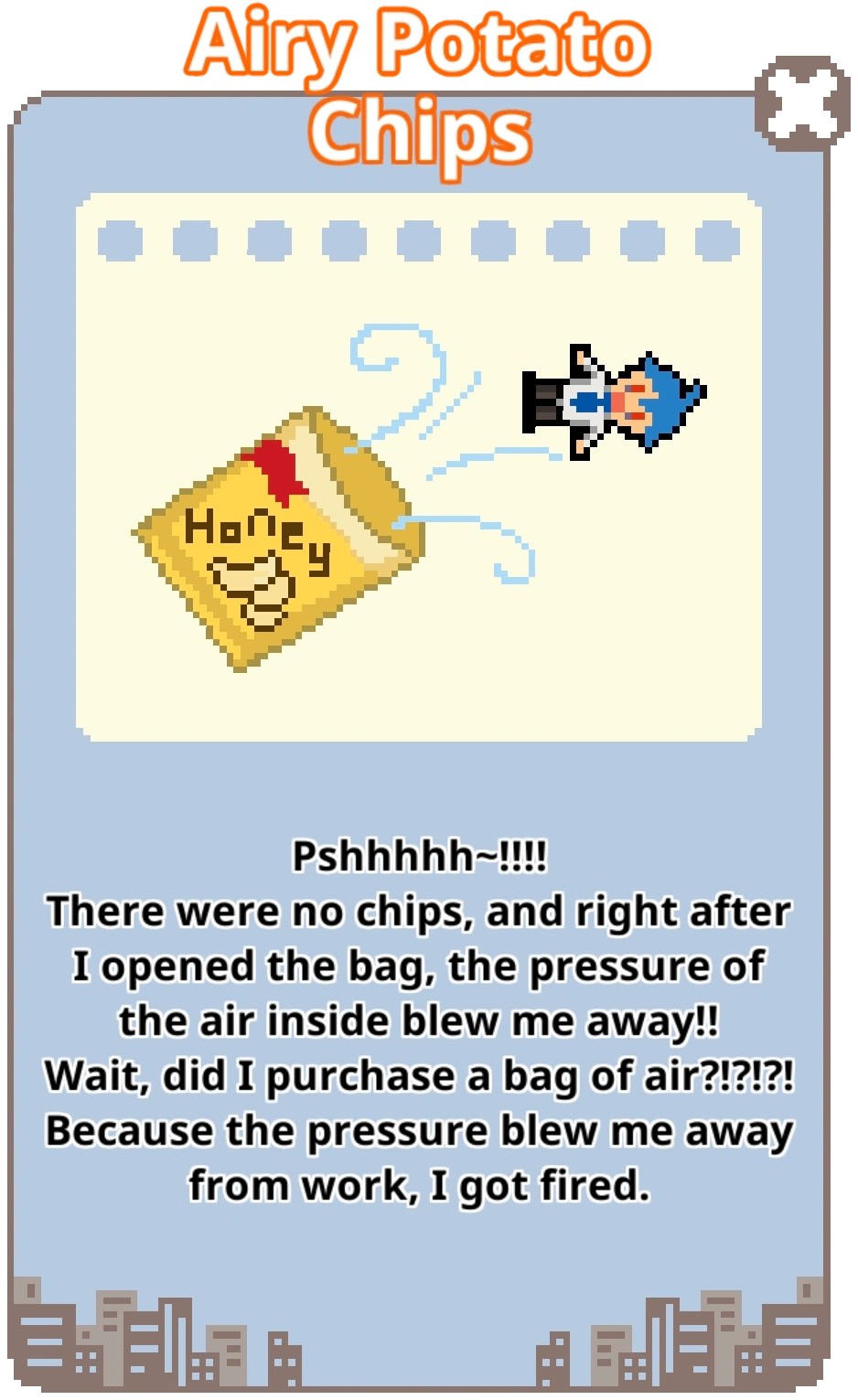 Airy Potato Chips | Don't Get Fired Wikia | Fandom