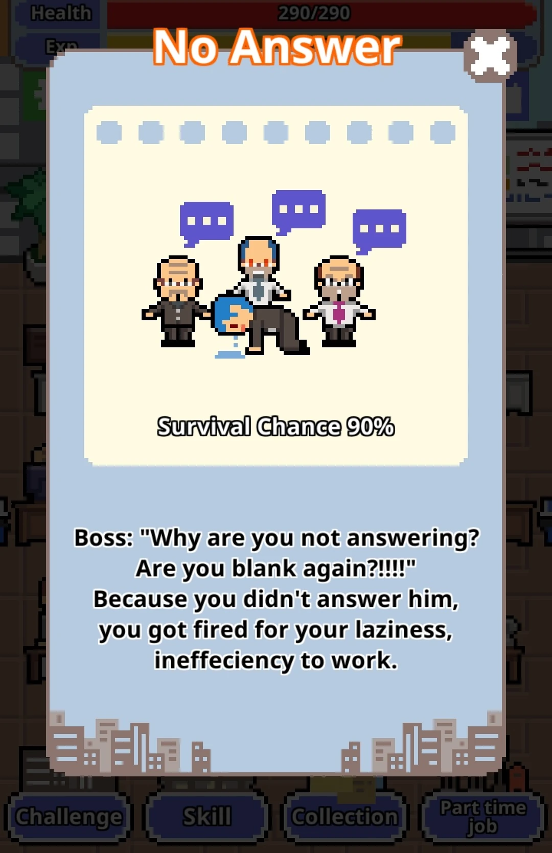 No Answer | Don't Get Fired Wikia | Fandom