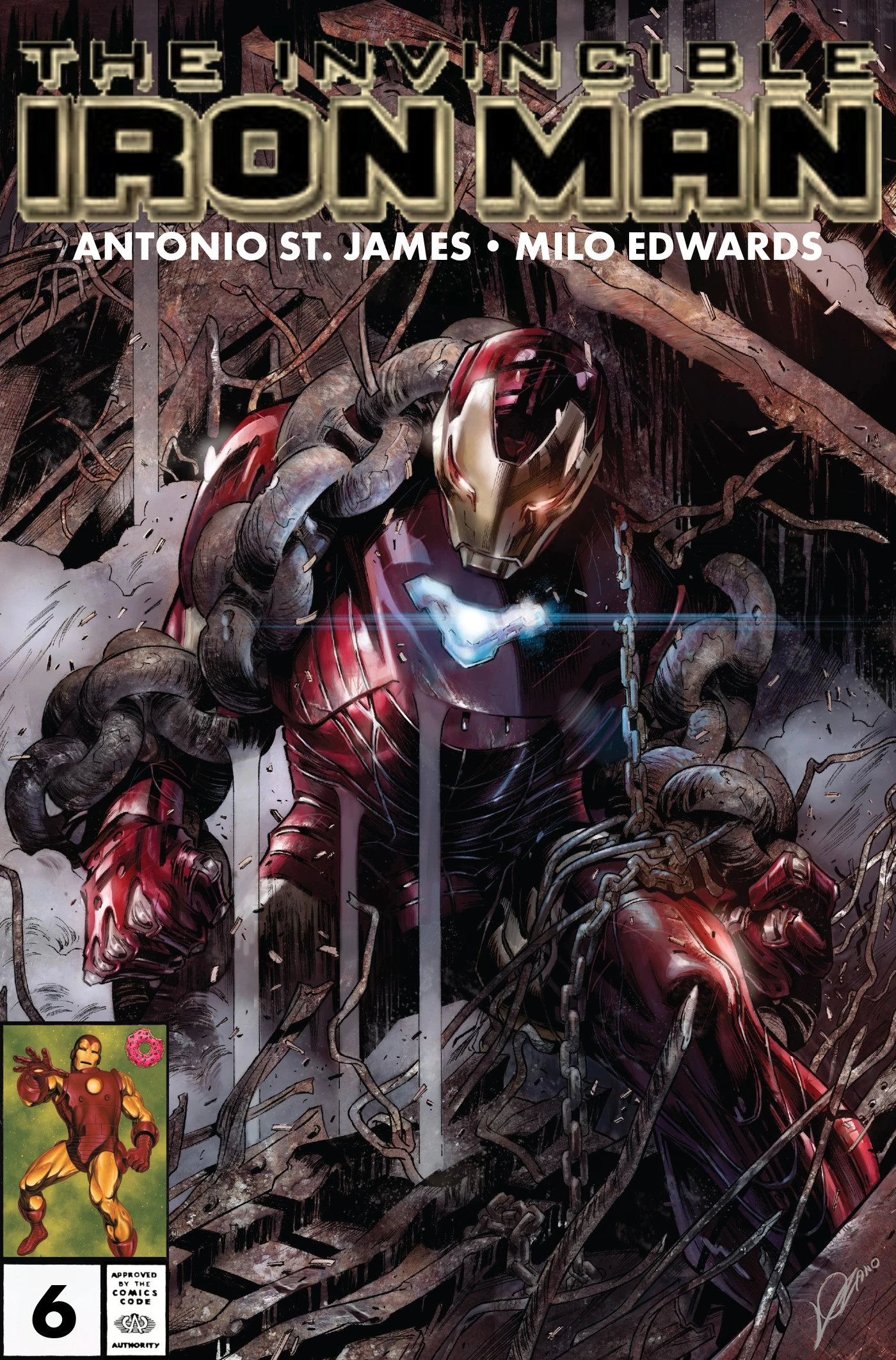 Invincible Iron Man Vol 1 6 | Donuts Wiki | Fandom