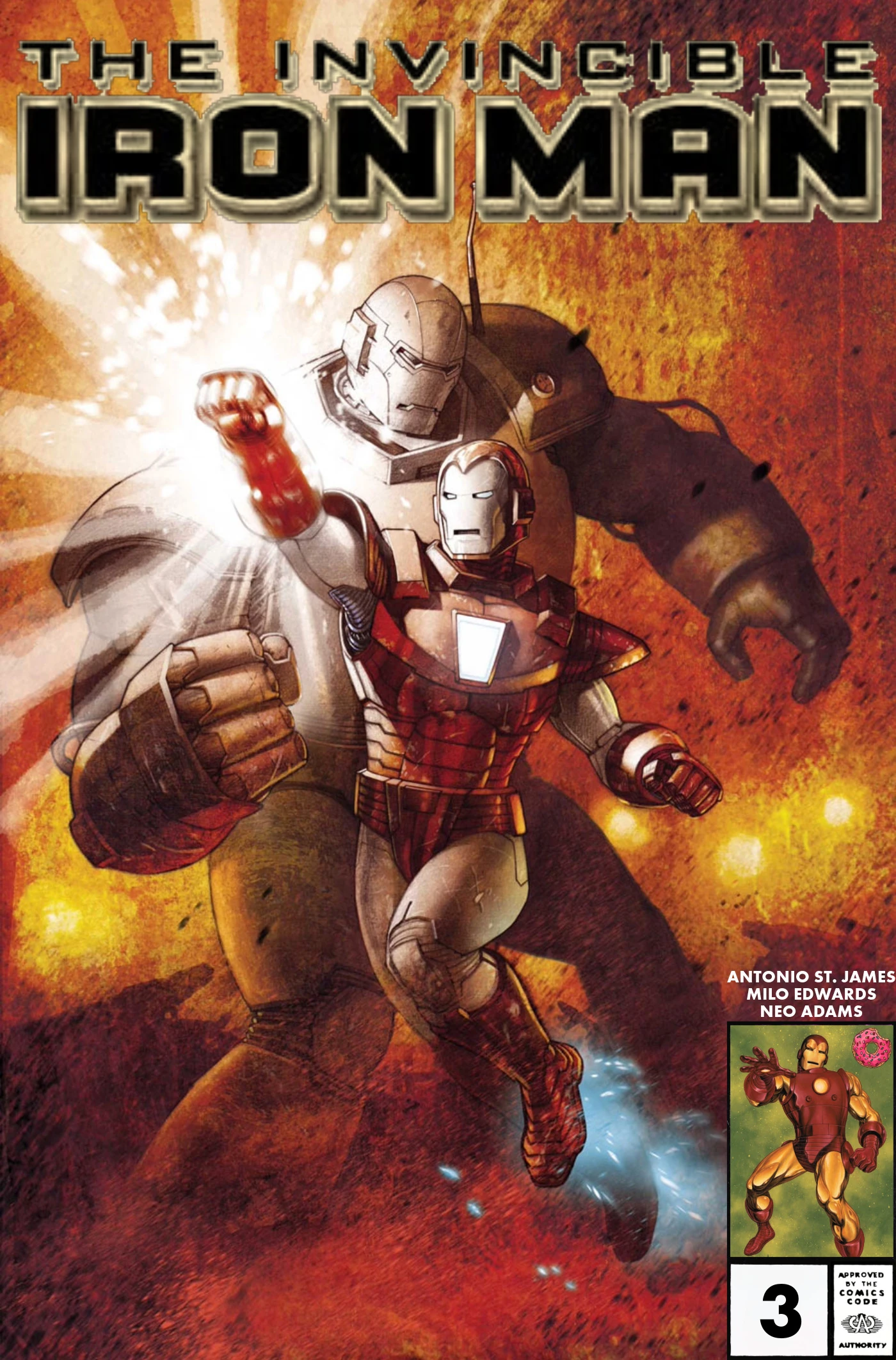 Invincible Iron Man Vol 1 3 | Donuts Wiki | Fandom