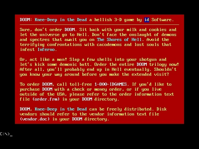 DOS Prints (Exit Screens) | Doom Wiki | Fandom