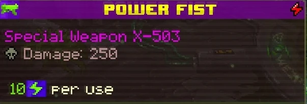 Power Fist | Doomsday Hunters Wiki | Fandom