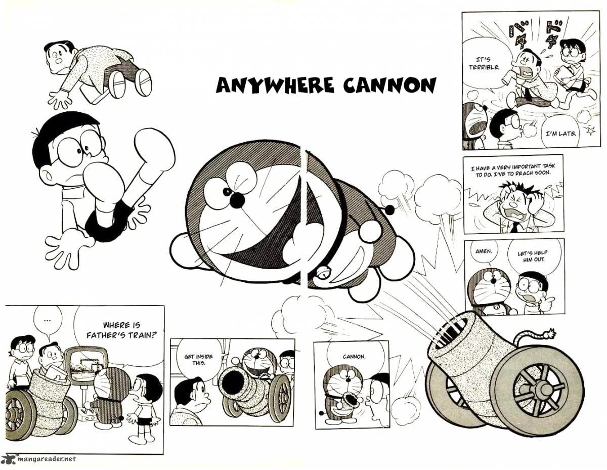 Chapter 097:Anywhere Cannon/Gallery | Doraemon Wiki | Fandom