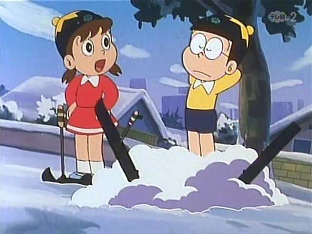 Even If There's No Snow, Skiing is Possible/1979 Anime | Doraemon Wiki ...