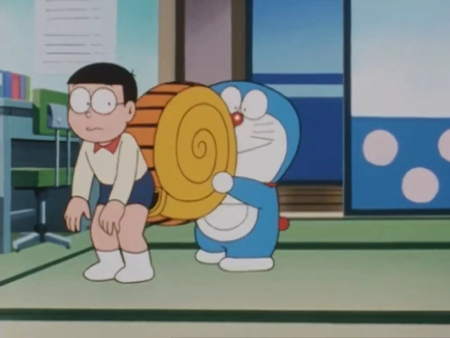 The Snail House Sure is Carefree/1979 Anime/Remake | Doraemon Wiki | Fandom