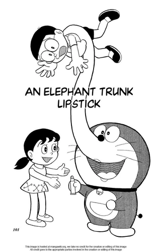 Chapter 11: An Elephant Trunk Lipstick | Doraemon Wiki | Fandom