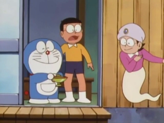 The Magic Lamp without a Genie/1979 Anime/Alternate | Doraemon Wiki ...