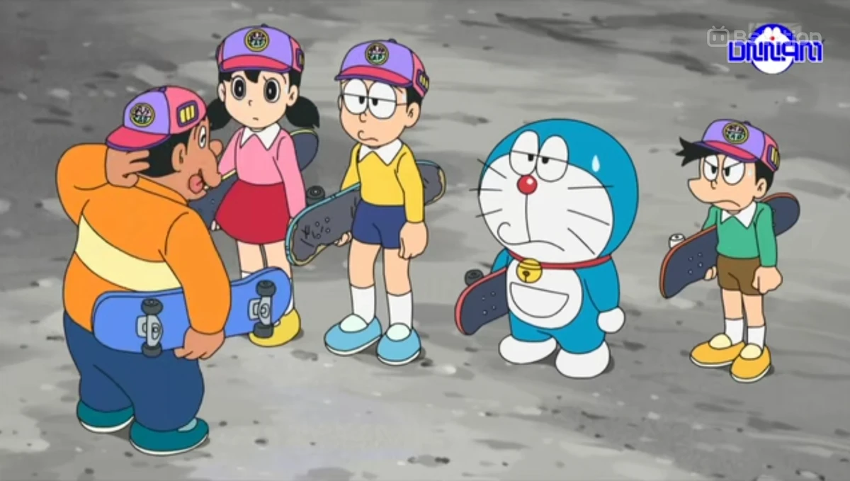 Let's Skate on the Moon Craters! | Doraemon Wiki | Fandom