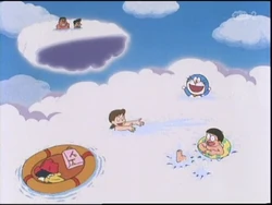 The Pool in the Clouds/1979 Anime | Doraemon Wiki | Fandom
