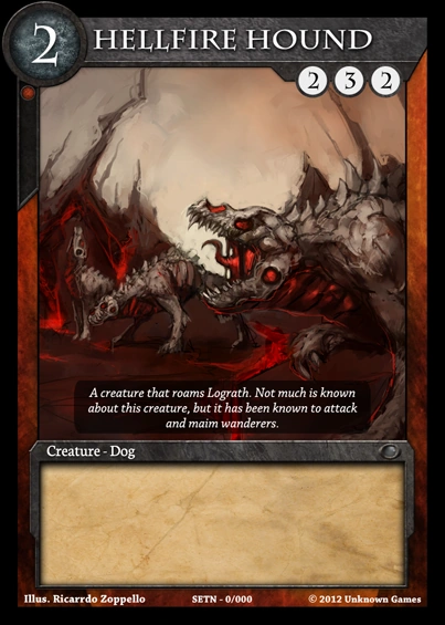 Hellfire Hound | DoraTCG Wiki | Fandom
