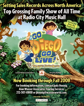 Go, Diego, Go! Live: The Great Jaguar Rescue | Dora the Explorer Wiki ...