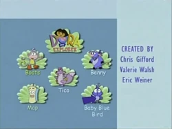 Dora Baby Blue Bird Map