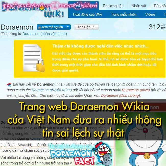 Blog thành viên:Gà Con Tập Chơi/Facebook: Trang web Doraemon Wikia của Việt Nam đưa ra nhiều ...