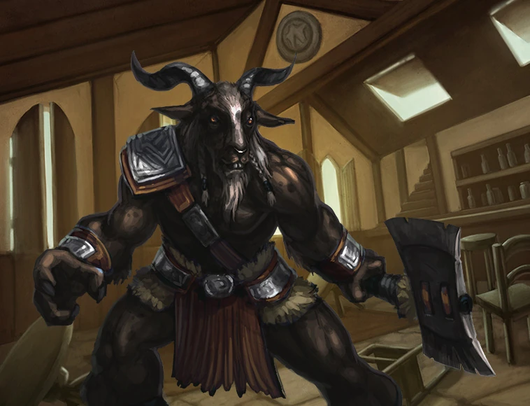 Goat-Man Brawler (Mini Boss) | Dawn of the Dragons Wiki | Fandom
