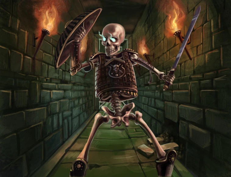 Ancient Skeleton (Mini Boss) | Dawn of the Dragons Wiki | Fandom
