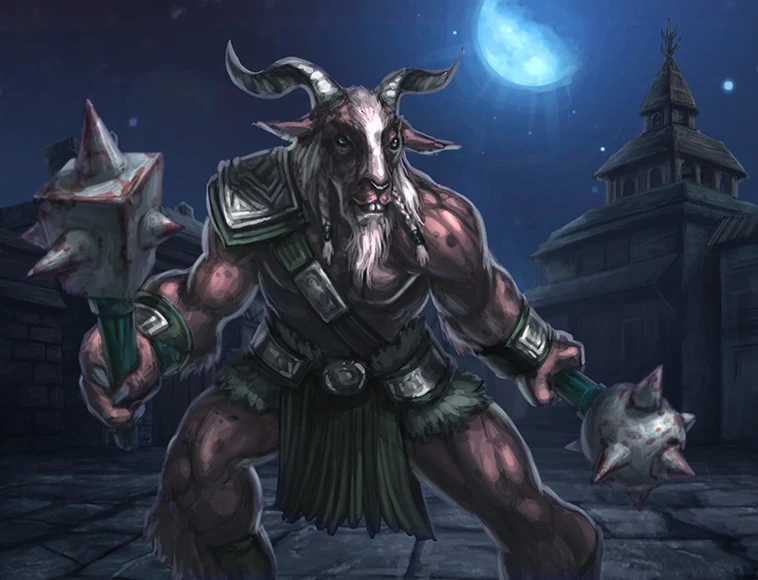 Beastman Champion (Mini Boss) | Dawn of the Dragons Wiki | Fandom