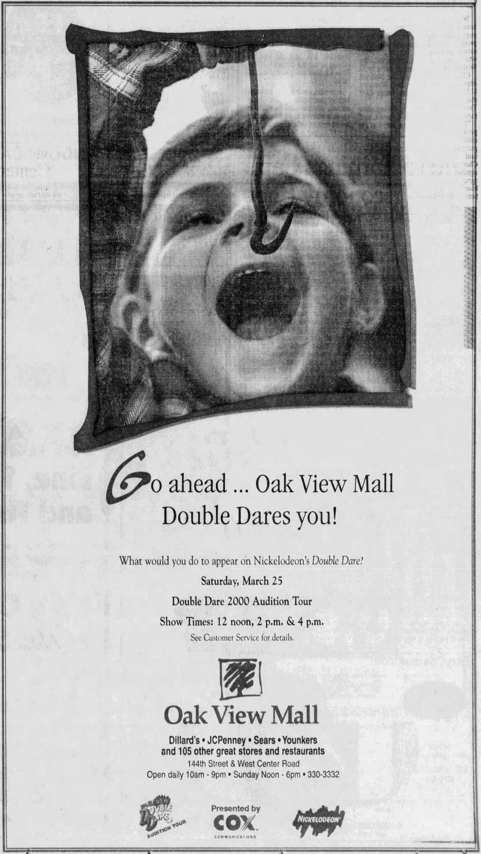 Double Dare 2000 audition tour | Double Dare Wiki | Fandom