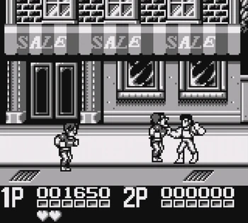 Double Dragon II (GB) Mission 1 | Double Dragon Wiki | Fandom