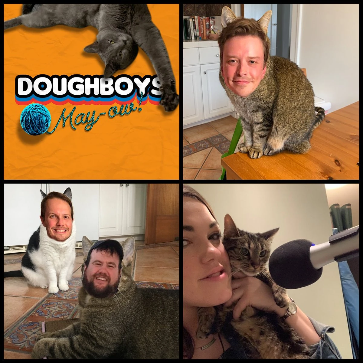 May-ow: Pepe, Fiona, and Meryl with Joe Saunders & Rachel Millman ...