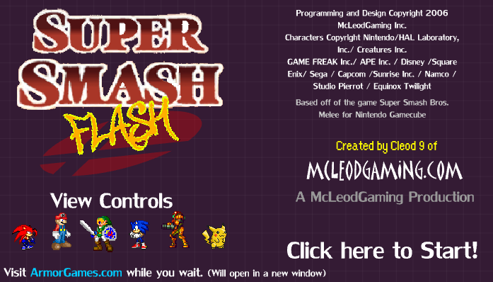 Super Smash Flash | Doujin Dojo Wiki | Fandom