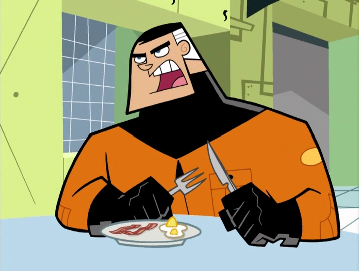 Danny Phantom Splitting Images Danny Phantom Phantom In Flight Grey