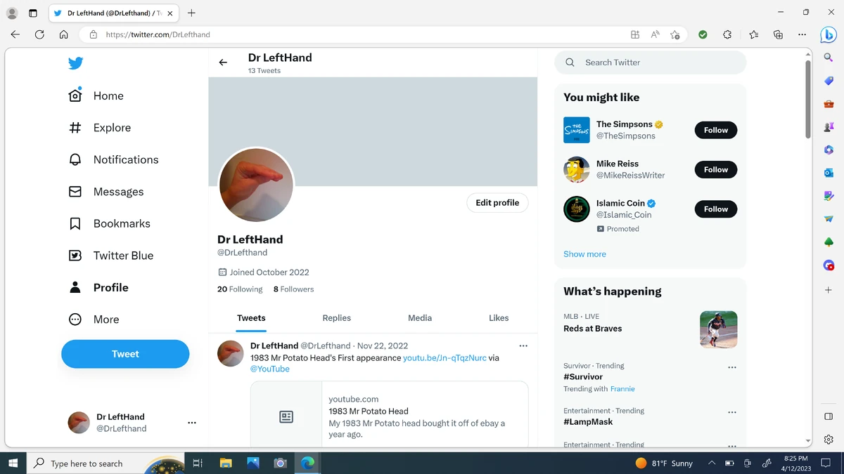 Dr Left Hand Twitter | Dr Left Hand Wiki | Fandom