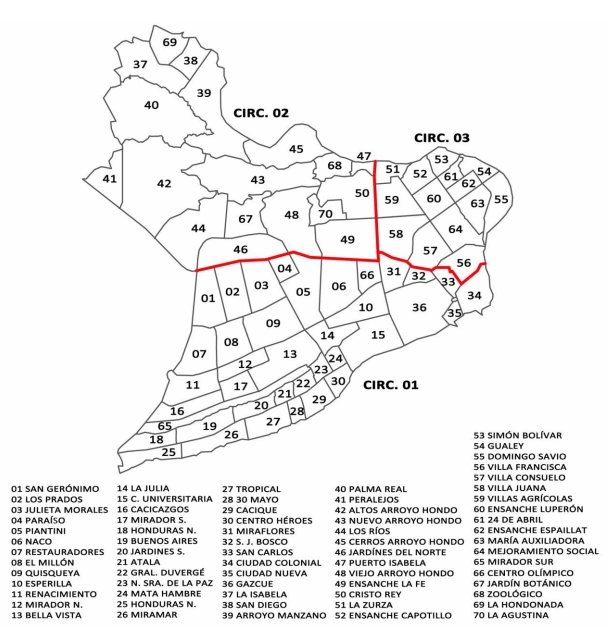 Neighborhoods of Santo Domingo | DR Local Wiki | Fandom