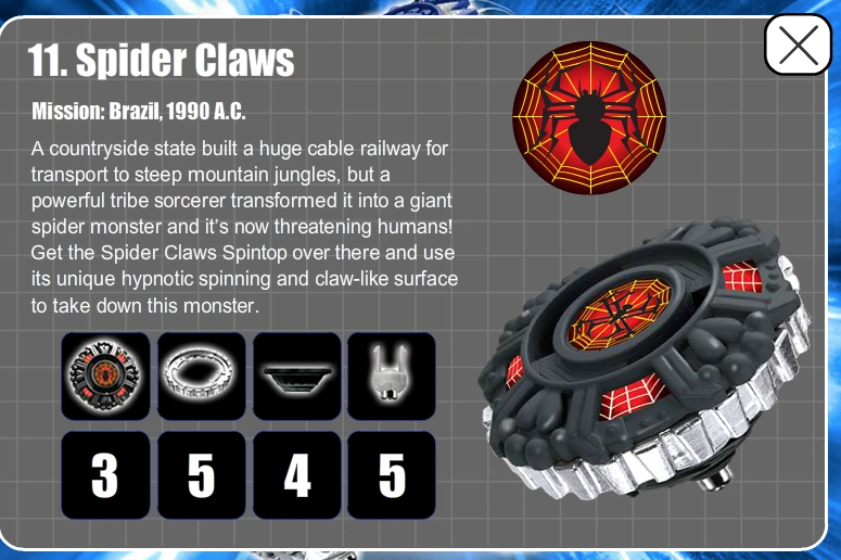 Spider Claws | Dracco Spin Fannon Wiki | Fandom