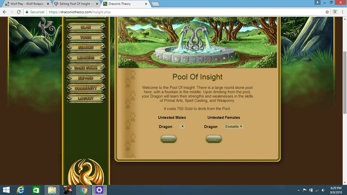 Pool Of Insight | Draconis Theory Wiki | Fandom