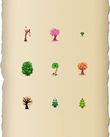 Growing Tree Sprite Sheet