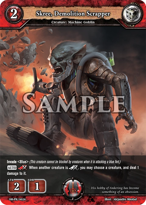 Skree, Demolition Scrapper | Dragoborne Wiki | Fandom