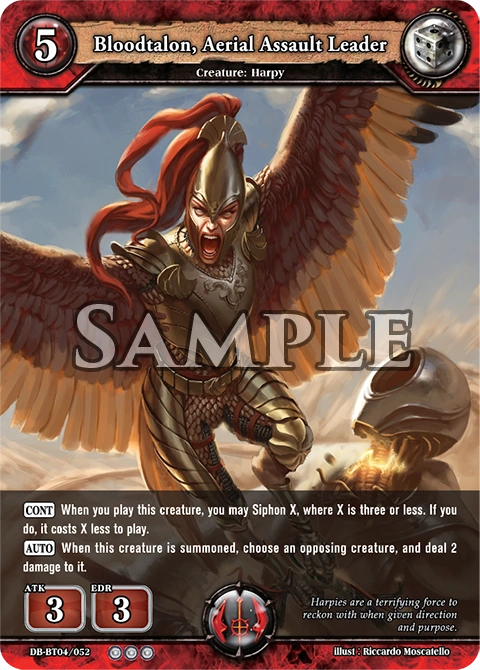 Bloodtalon, Aerial Assault Leader | Dragoborne Wiki | Fandom