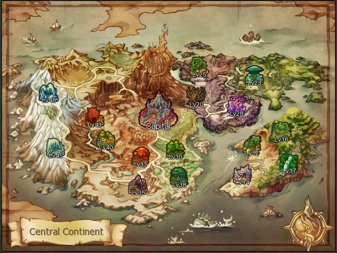 Map | Dragomon Hunter Wiki | Fandom