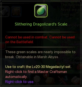 Slithering Dragolizard's Scale | Dragomon Hunter Wiki | Fandom