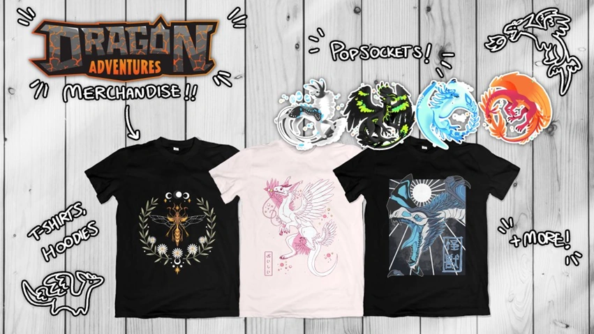 Merchandise/History | Dragon Adventures Wiki | Fandom