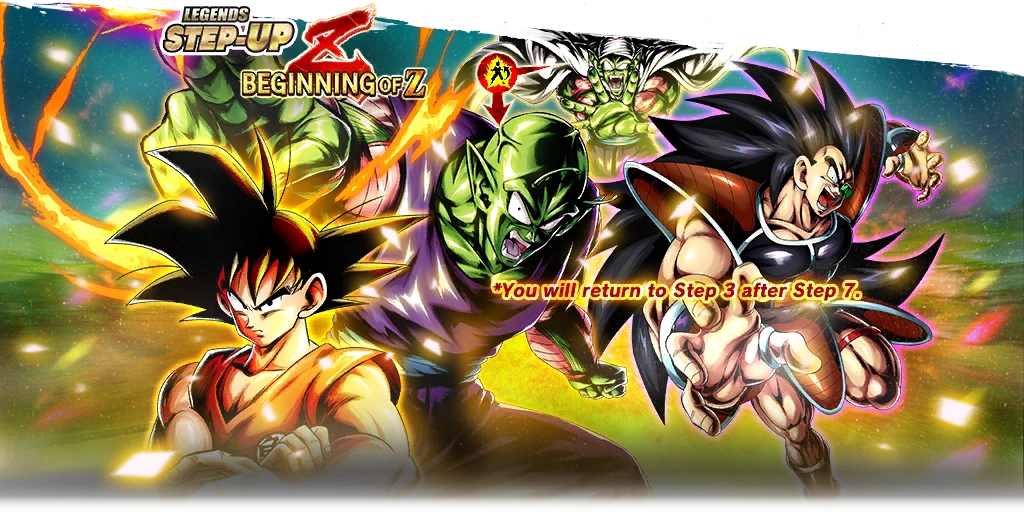 Legends Step-Up Beginning of Z | Dragon Ball Legends Wiki | Fandom