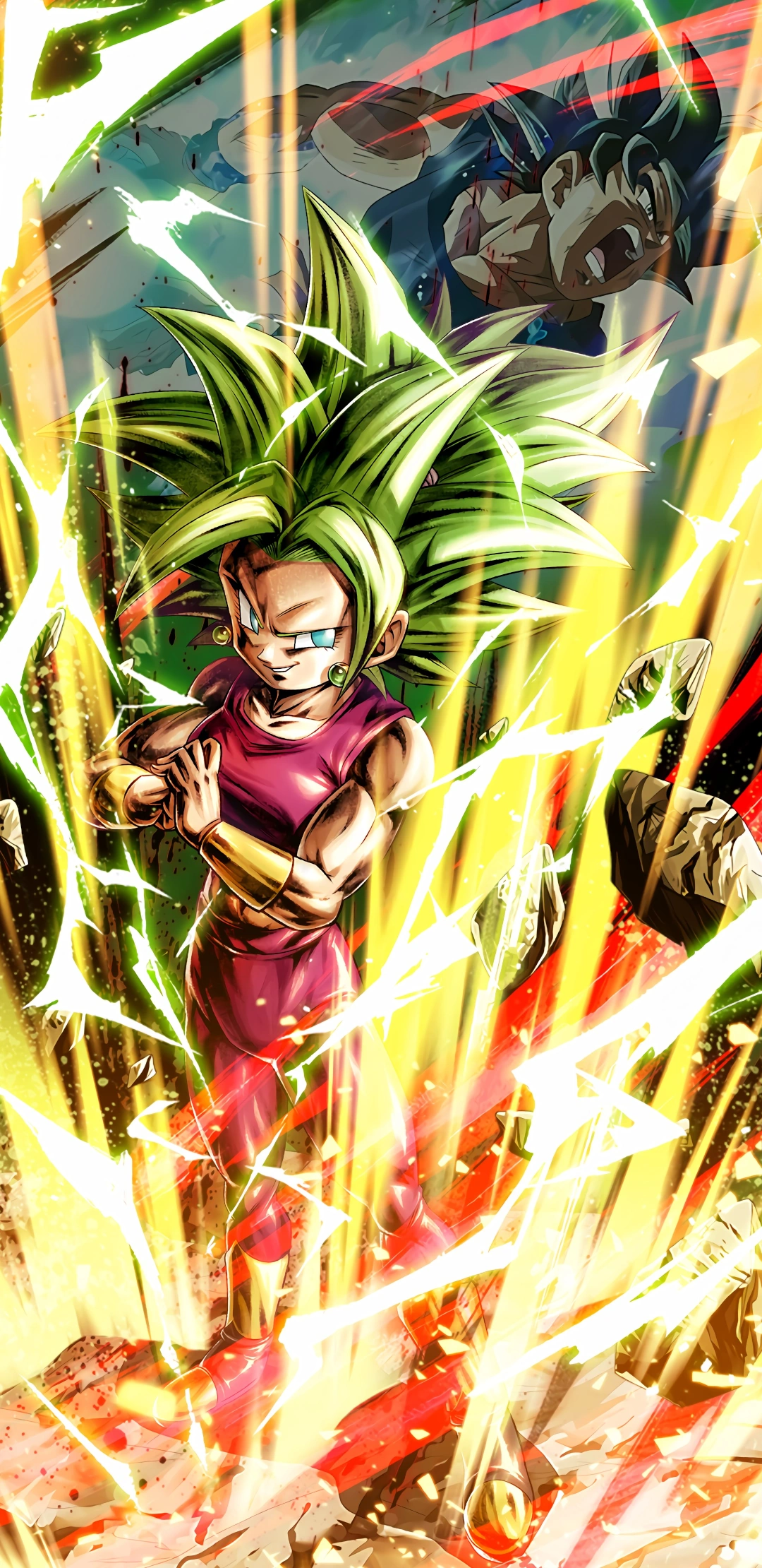 Super Saiyan 2 Kefla (SP) (RED) | Dragon Ball Legends Wiki | Fandom