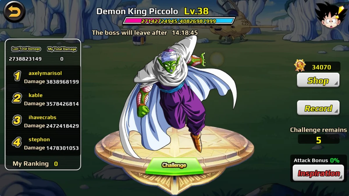 World Boss | Dragon ball Saiyan Invasion Wiki | Fandom