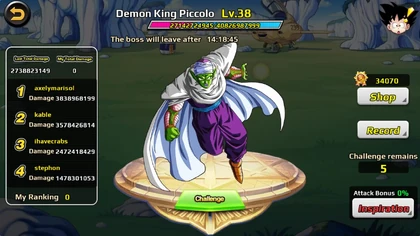 World Boss | Dragon ball Saiyan Invasion Wiki | Fandom