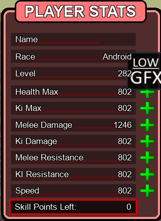 Player Stats | Dragon Ball Z: Final Stand Wiki | Fandom