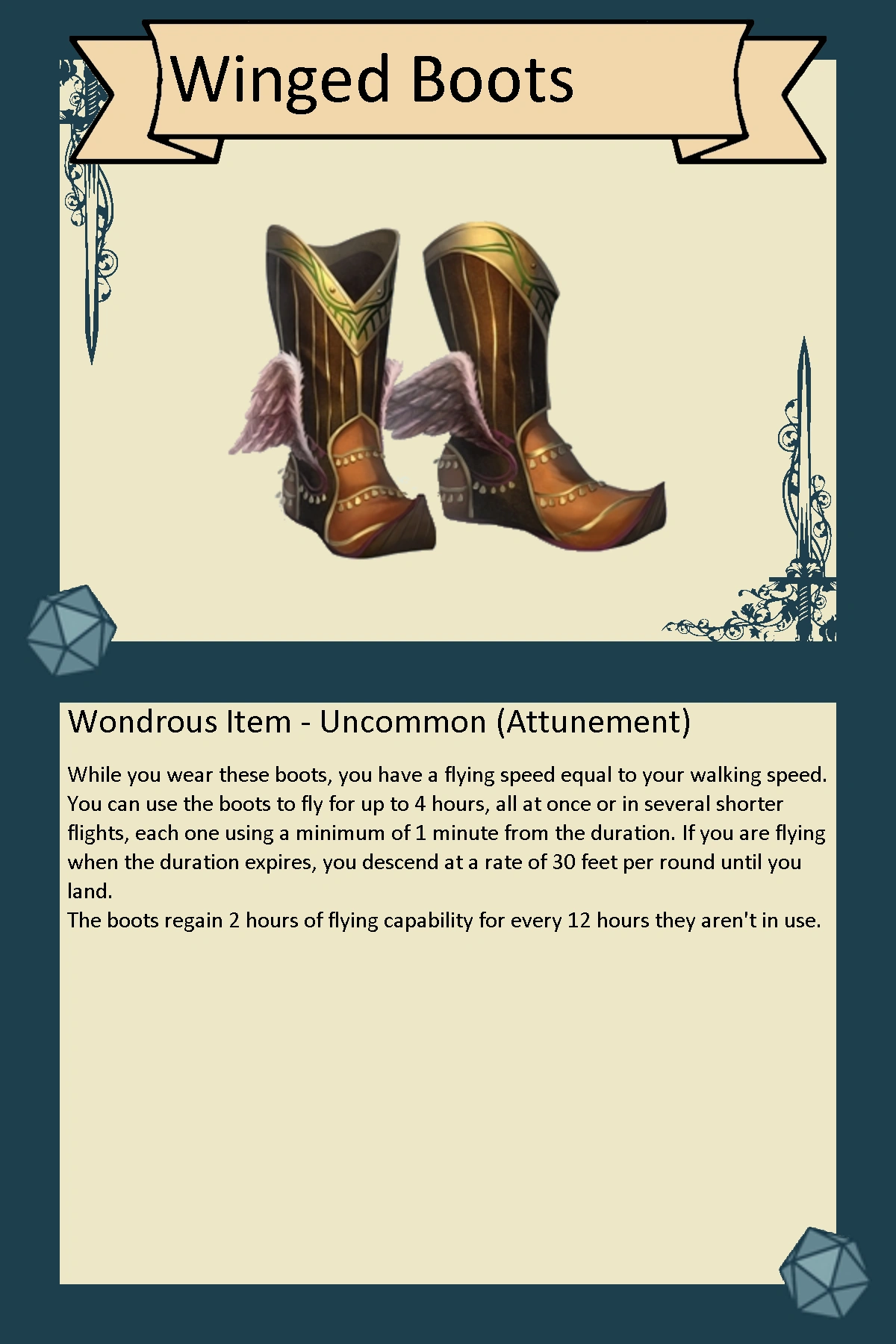 Winged Boots | Dragon Civil War Wiki | Fandom