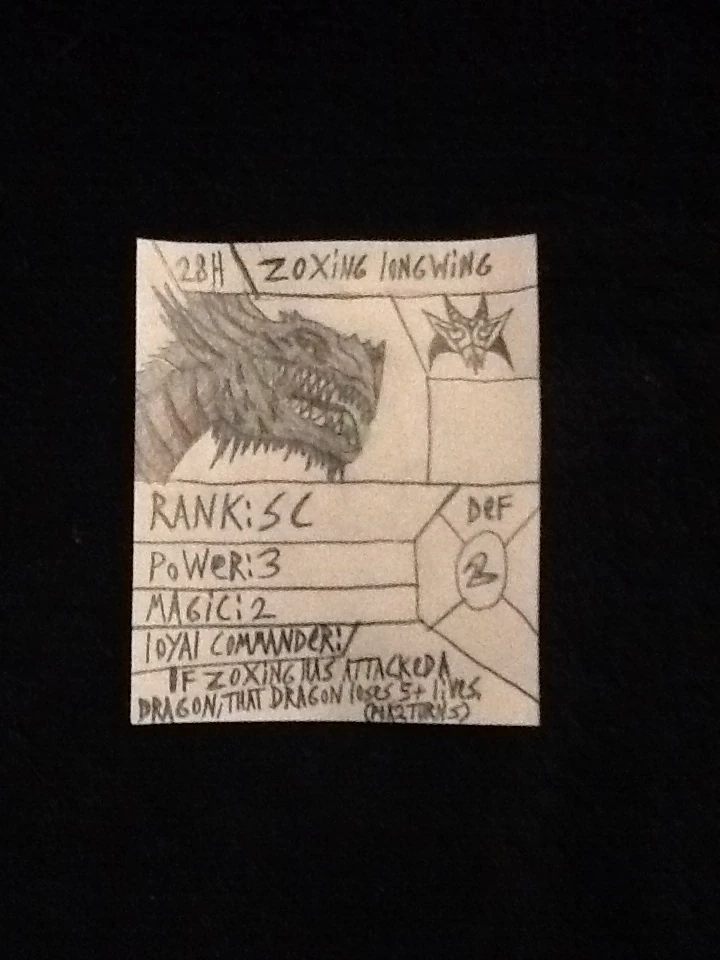 Zoxing Longwing (Card) | Dragon Domain Wikia | Fandom