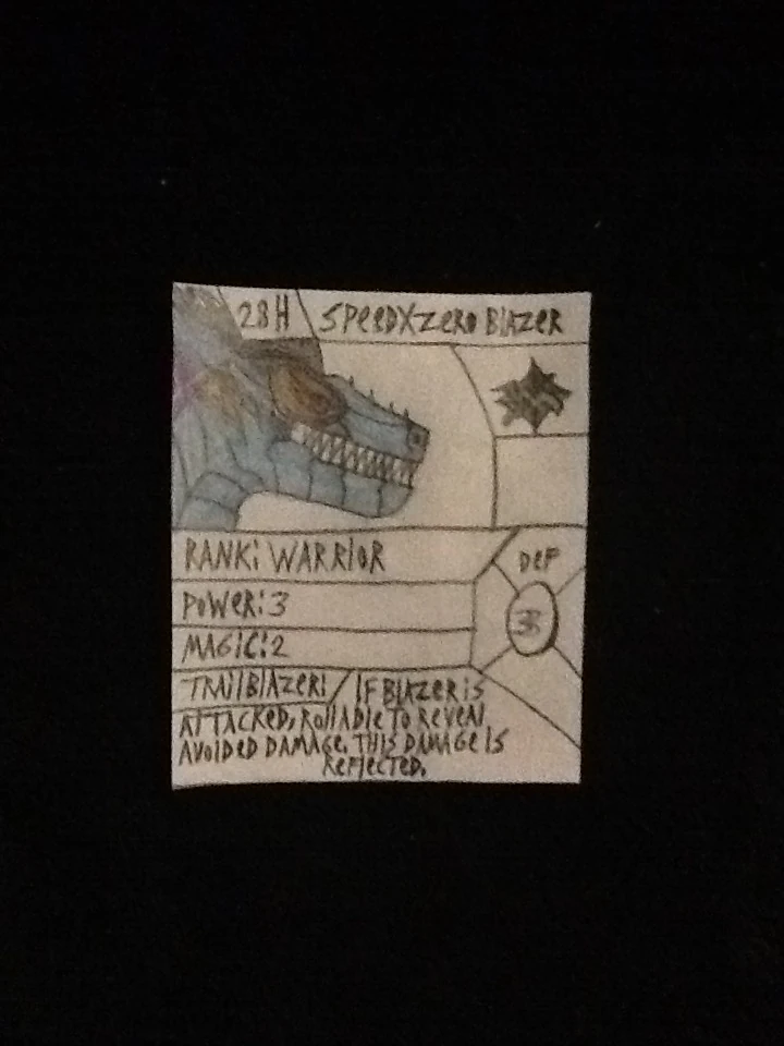 SpeedXZero Blazer (Card) | Dragon Domain Wikia | Fandom