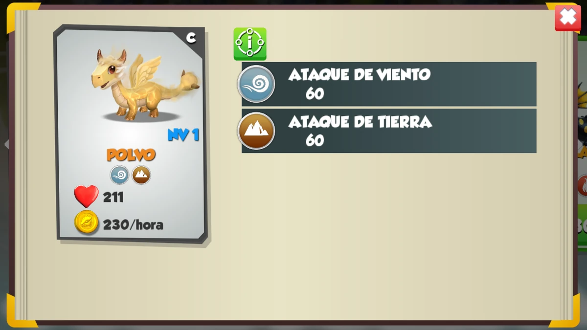 Dragón de Polvo | Wiki Dragon Mania Legends Español | Fandom