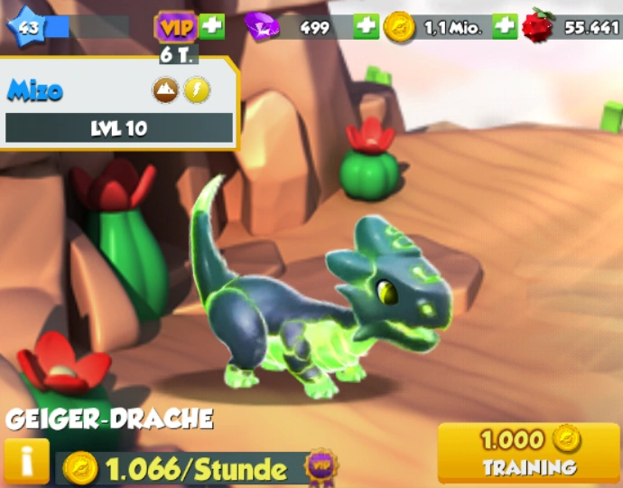Geigerdrache | Dragon Mania Legends Wiki | Fandom