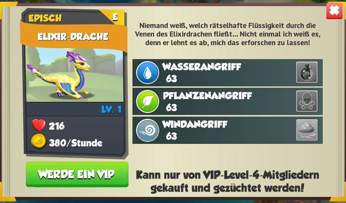 Elixirdrache | Dragon Mania Legends Wiki | Fandom