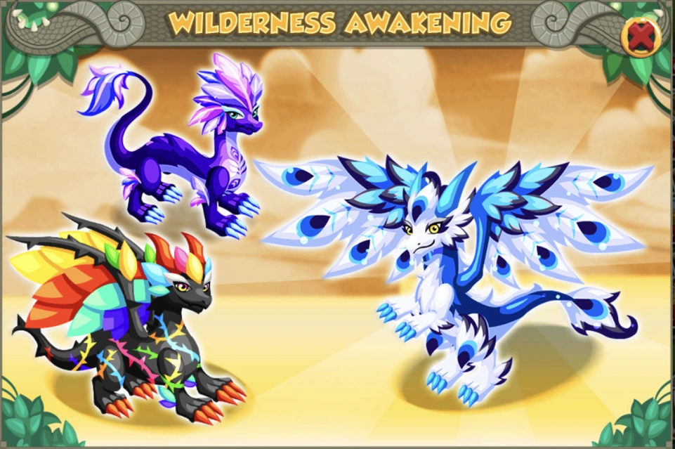 Wilderness Awakening Dragon Tales Event | Dragon Story Wiki | Fandom