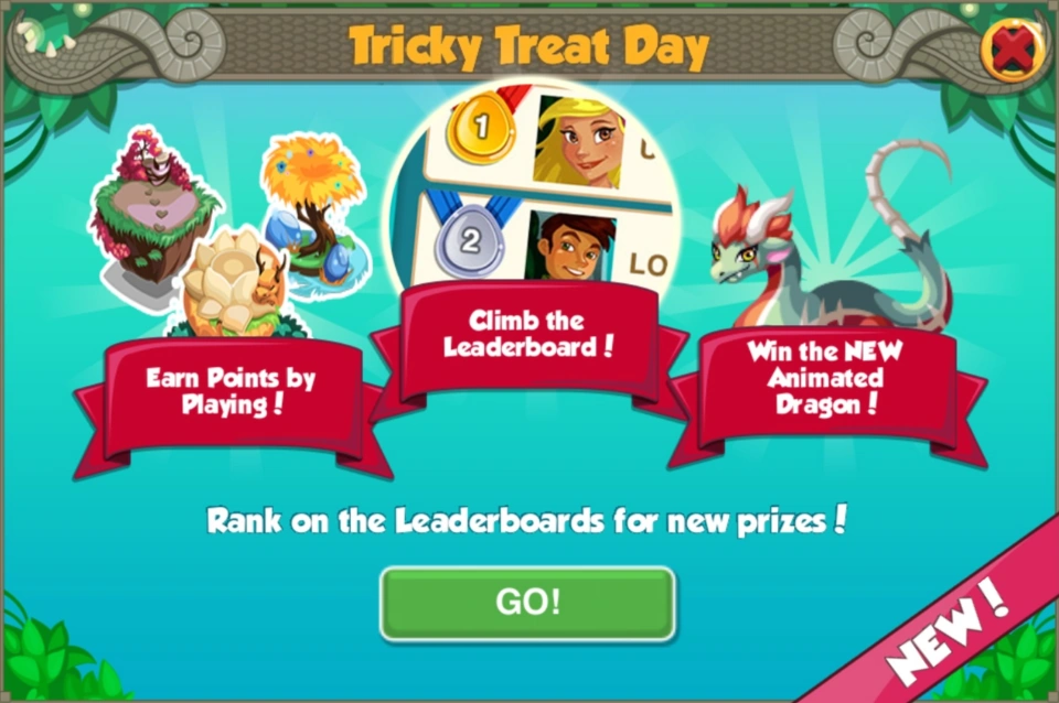Tricky Treat Day Leaderboard Event | Dragon Story Wiki | Fandom