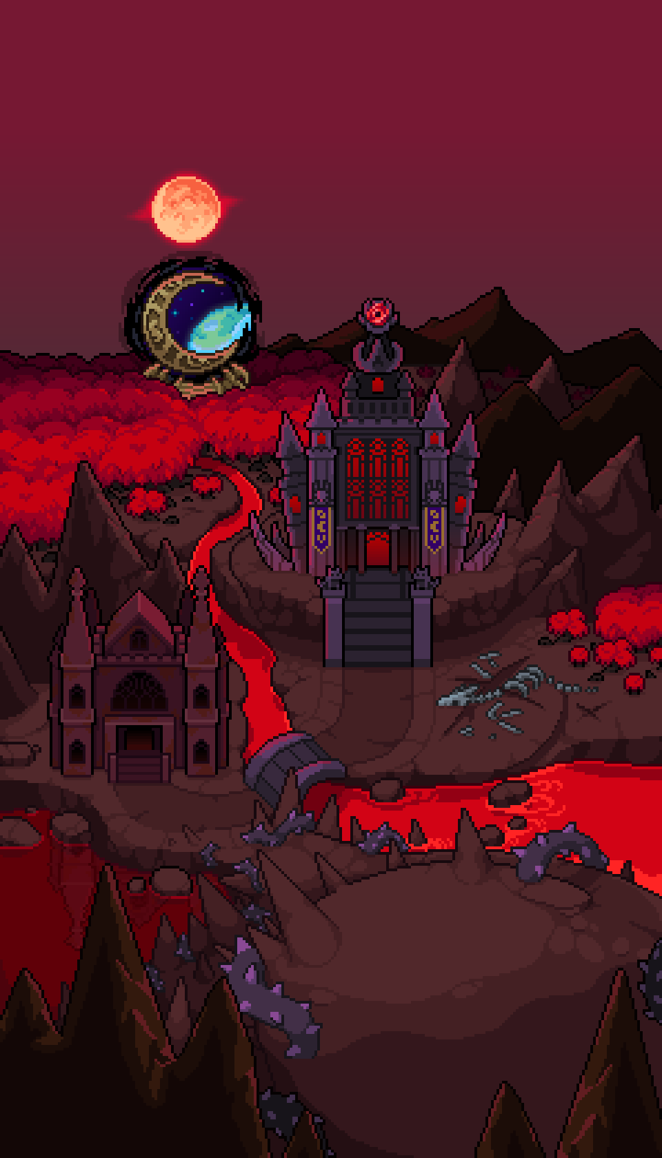 Demon World Story Map: Meteora's Rebellion | Dragon Village Collection ...