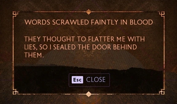 Note: Words Scrawled Faintly in Blood | Dragon Age Wiki | Fandom